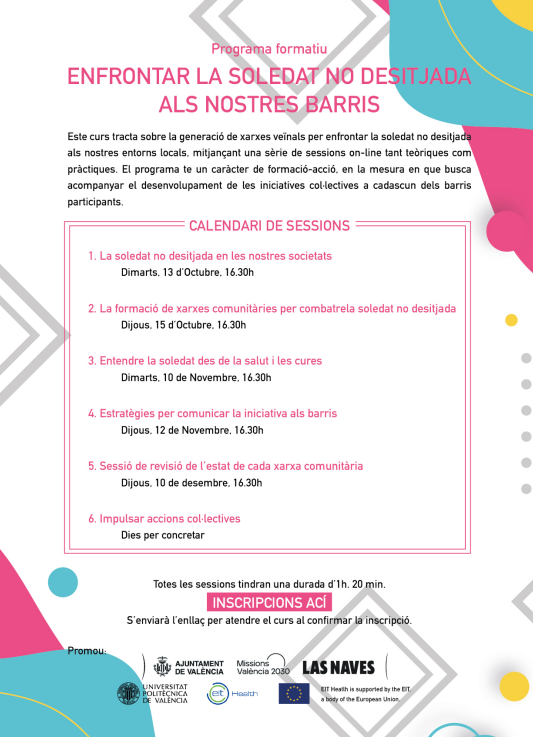 [NRBS] “Enfrentar la soledad no deseada en nuestros barrios" - VALENCIA SALUDABLE