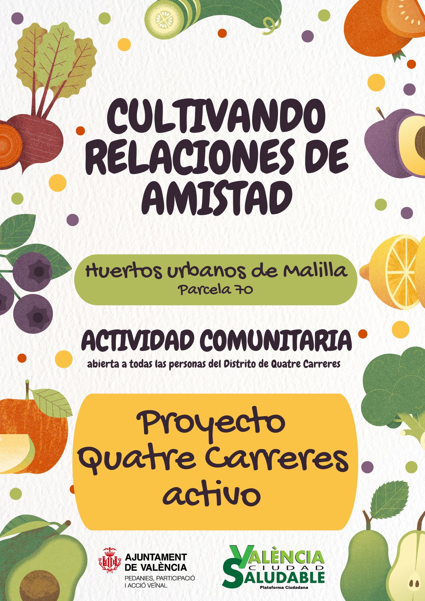 CULTIVANDO RELACIONES DE AMISTAD - VALENCIA SALUDABLE